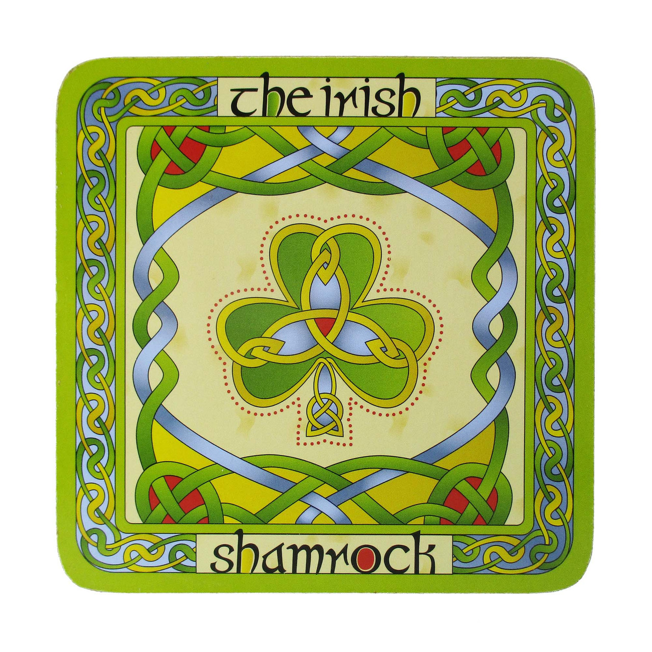 Set of 4 Irish Emblem Cork Coasters | Wholesale Irish Coasters