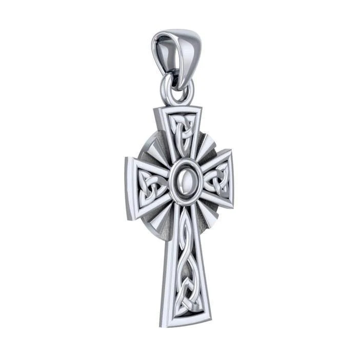 Sterling Silver Irish Trinity Cross Pendant | Dublin Gift Company