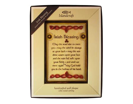 Wood Irish Blessing Wall Plaque | Wholesale Irish Wall Art