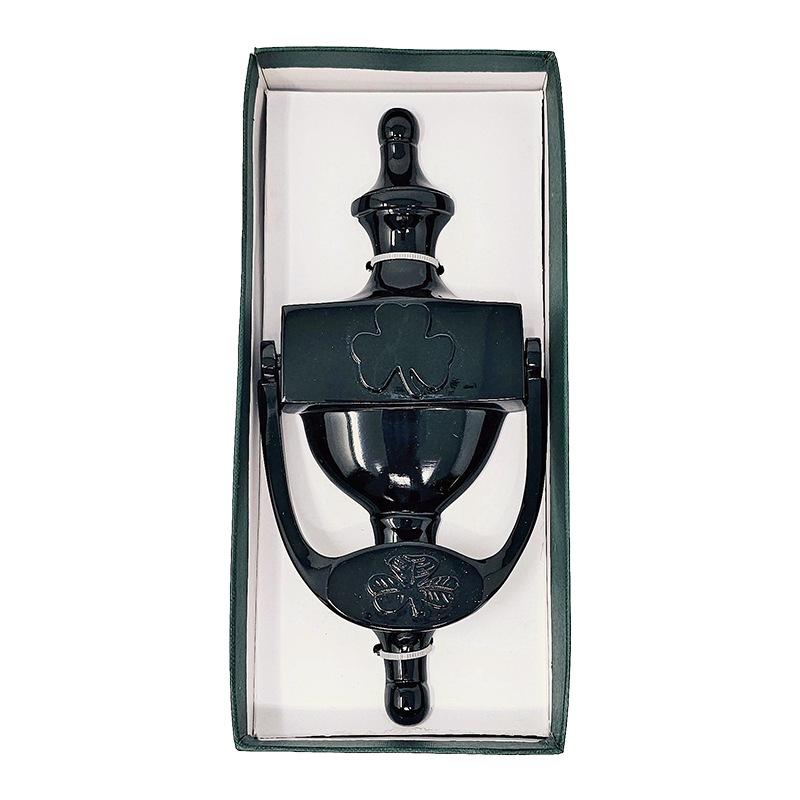 Black Brass Irish Shamrock Door Knocker | Wholesale Irish Door Knockers