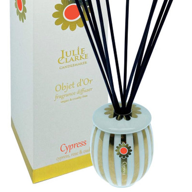 22K Gold Irish Diffuser - Cypress, Rose & Oud