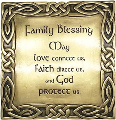 Family Blessing Bronze Plaque