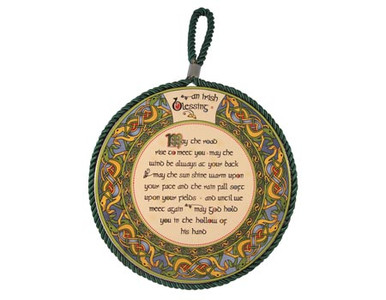 Irish Blessing Rope Plaque | Wholesale Irish Wall Plaques