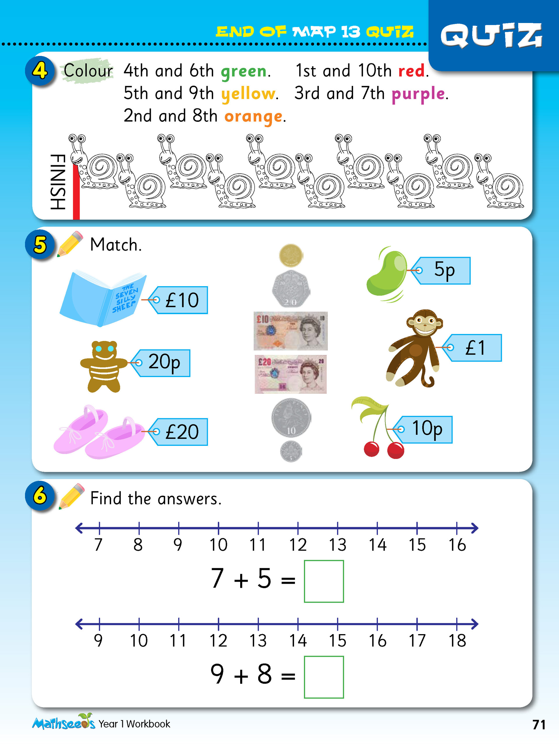 Mathseeds: 200 Essential Maths Skills for Year 1 - Reading Eggs Bookshop UK