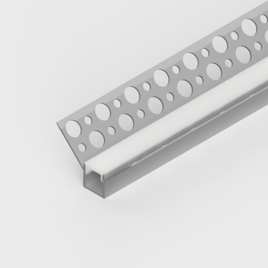 Plaster-In Inner Corner LED Aluminium Channel | ULTRA LEDs