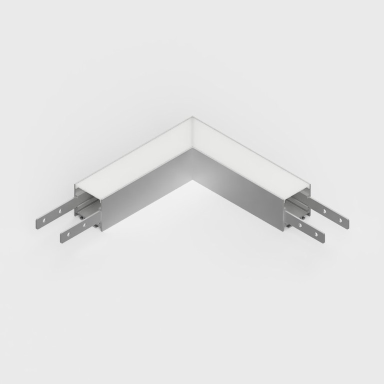 L-Shaped Connector Kit for Recessed 35x35 Profile | UltraLEDs