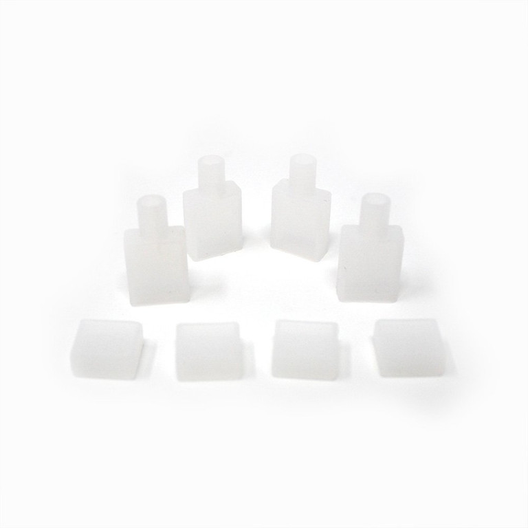 Silicone End Caps for 4x10 Top View Micro Neon Flex | UltraLEDs