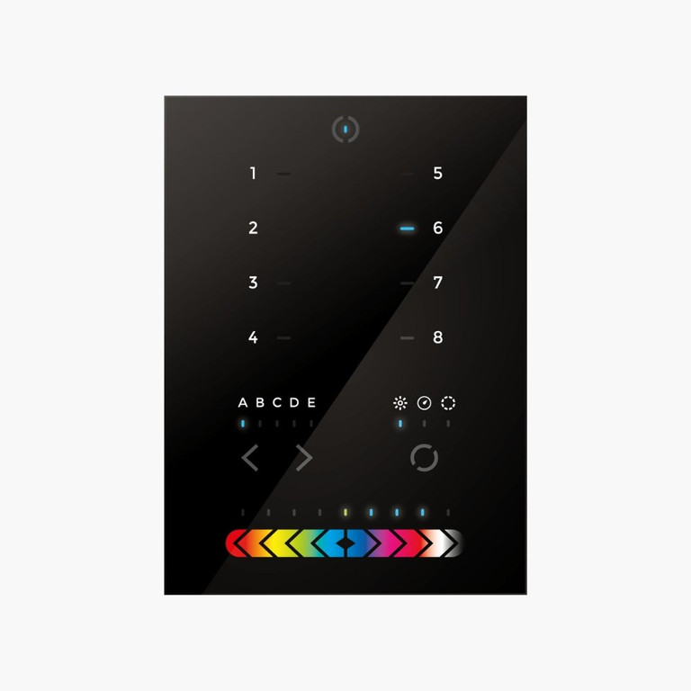 Nicolaudie STICK-KE2 DMX512 Touch LED Wall Plate: 6-9V | Micro SD Card ...