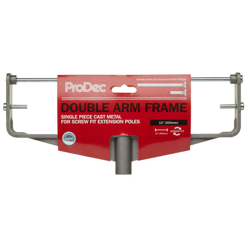 PRFR010 Prodec Cast Metal Double Arm Frame 12"