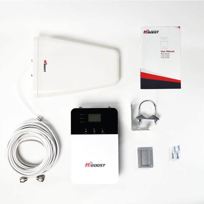 HiBoost Home 4K Plus Cell Phone Signal Booster For Mid-Sized Homes