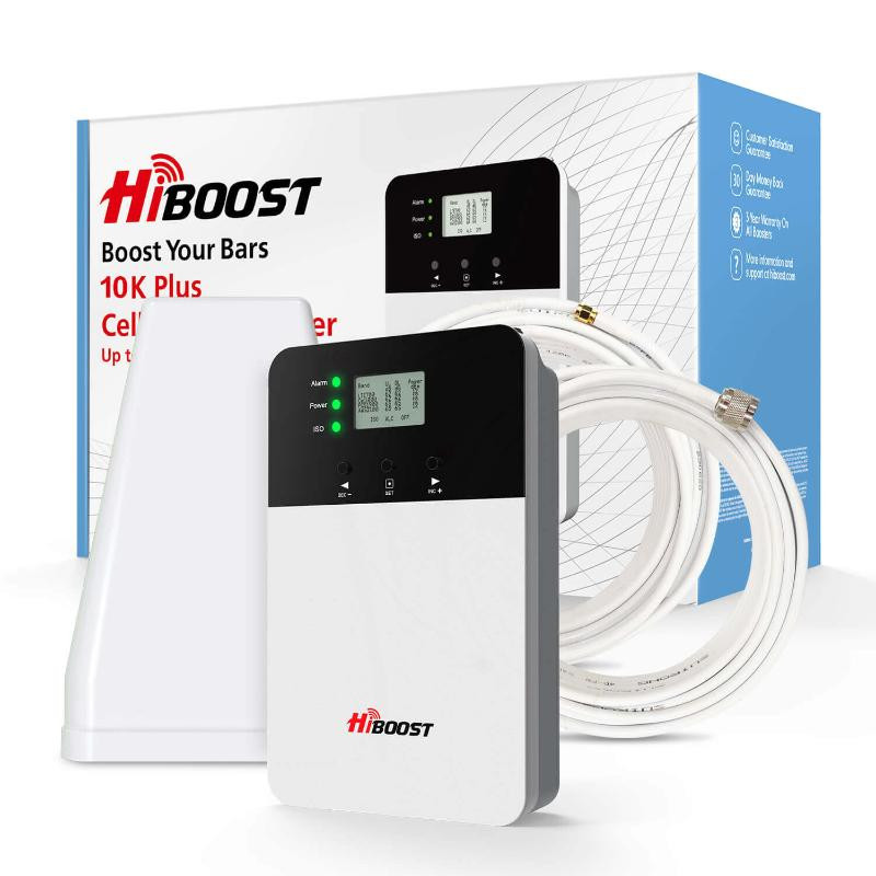 HiBoost Home 10K Plus Cell Phone Signal Booster For Large Homes