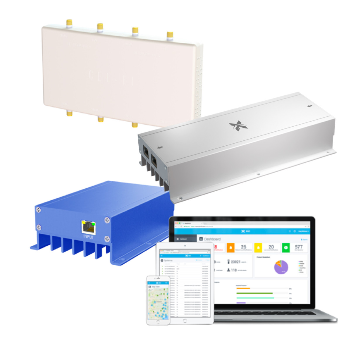 Cel-Fi QUATRA 1000 FirstNet Enterprise Cell Signal Booster