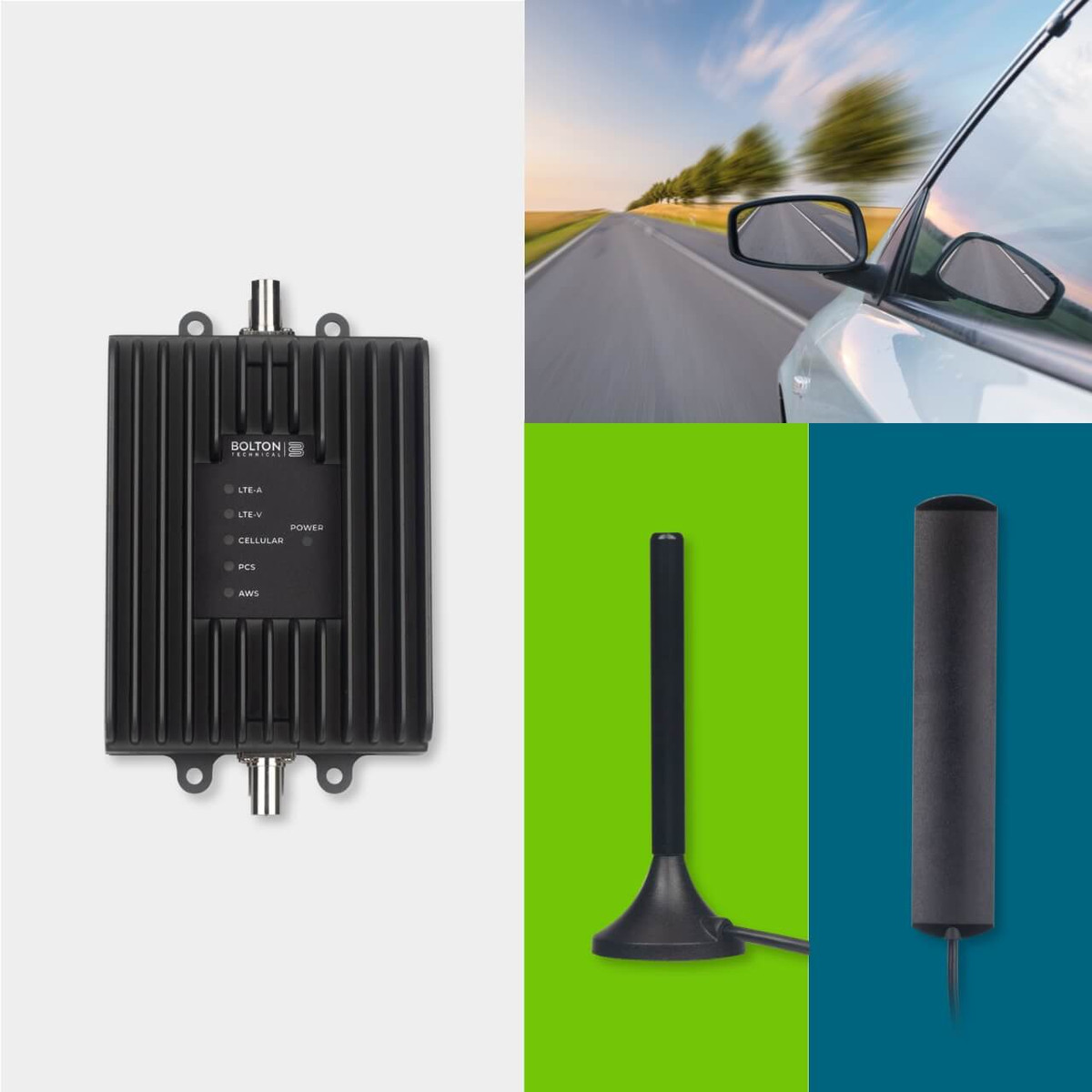 Bolton Velocity Vehicle Cellular Signal Booster Kit