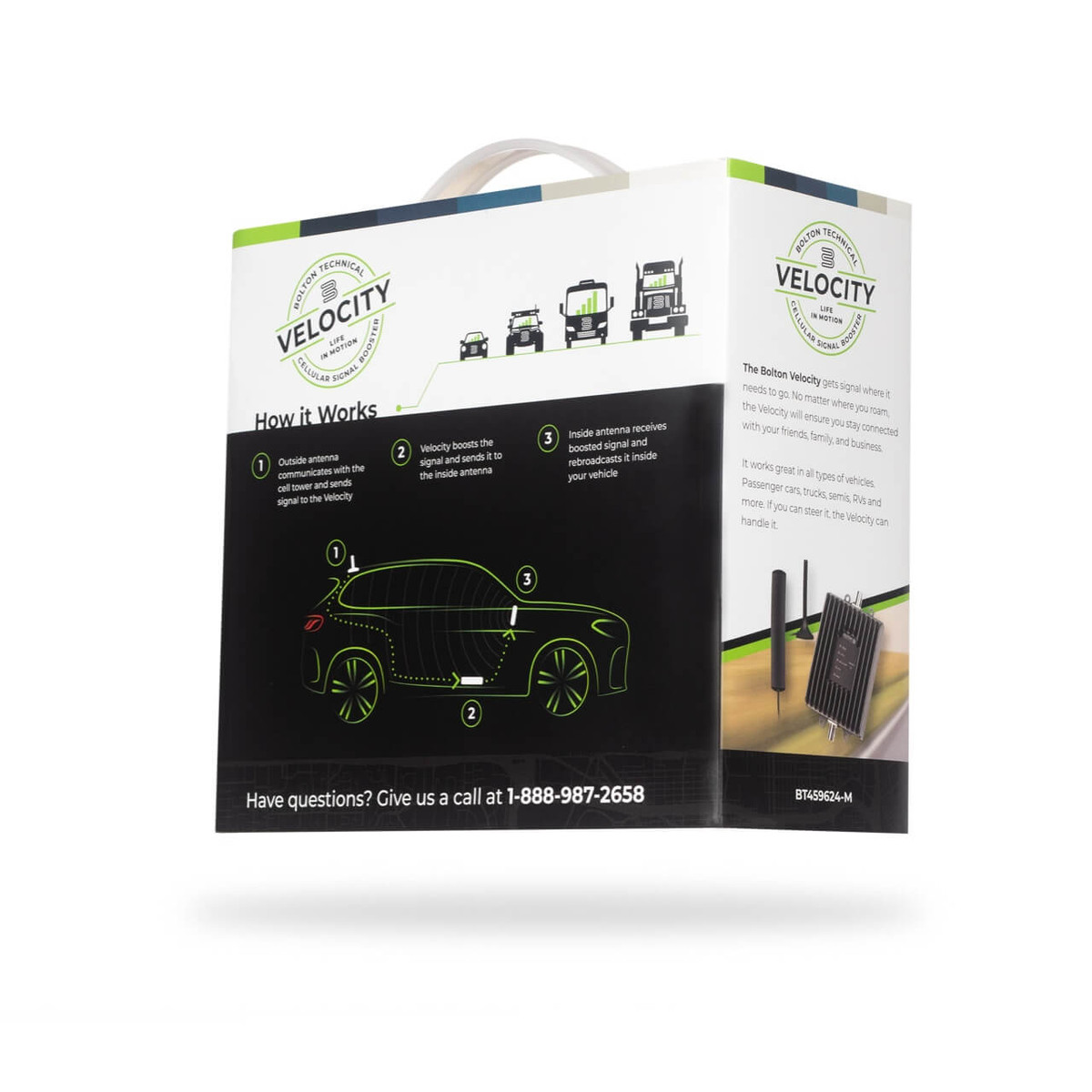 Bolton Velocity Trucker Cellular Signal Booster Kit