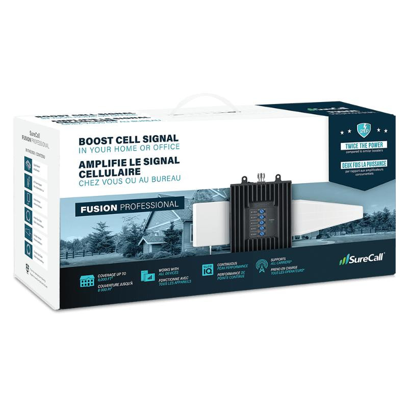 SureCall Fusion Professional Signal Booster - Up To 8K Sq. Ft.