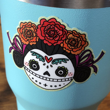 Calavera Girl Sticker - APLCreations