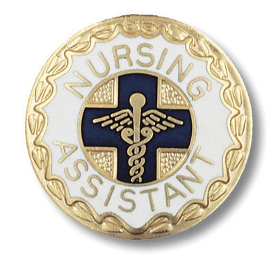 Prestige Medical 1007 Emblem Pin Nursing Assistant GreenScrubs.com