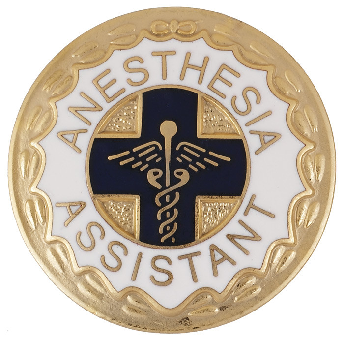 Prestige Medical 2089 Emblem Pin Anesthesia Assistant GreenScrubs.com