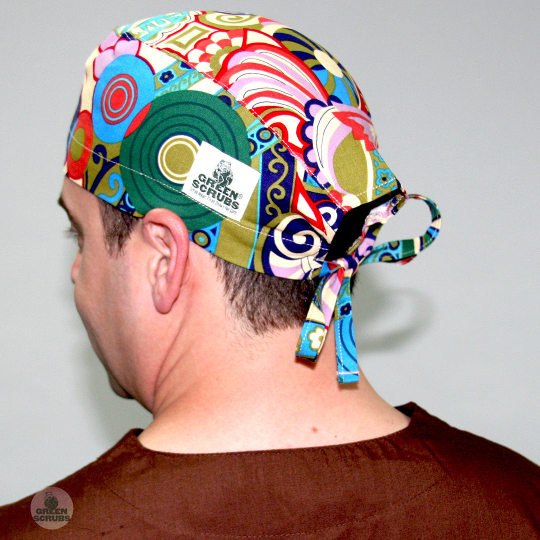 X-Ray Vision Tieback Hat Scrub Hats by Green Scrubs at GreenScrubs.com