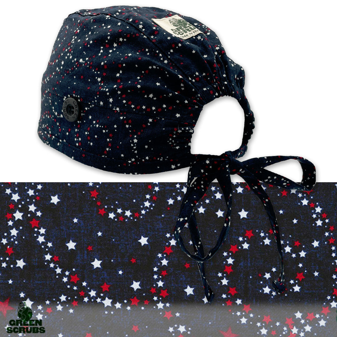 Leprechauns Sky Skull Scrub Cap Surgical Scrub Hats by Green Scrubs at ...