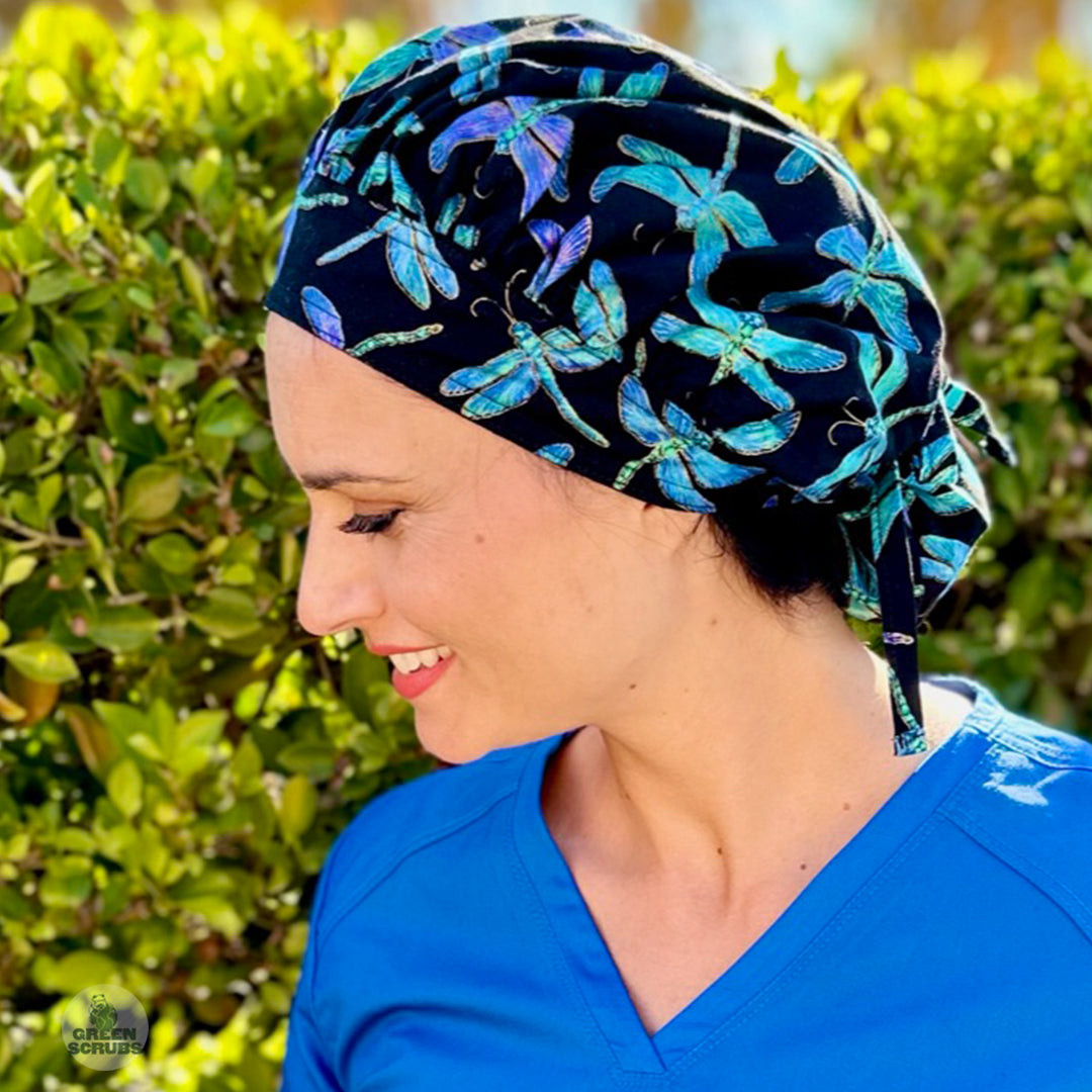 Dragonflies Scrub Hats by Green Scrubs | GreenScrubs.com
