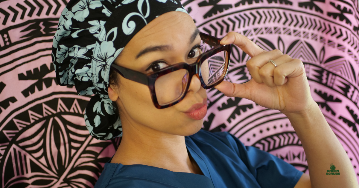 Vision Awareness Month - Green Scrubs