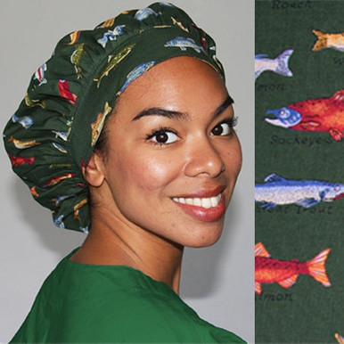 Fish ID Scrub Hats by Green Scrubs | GreenScrubs.com