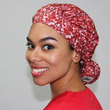 Brain Matters Tie Bonnet Scrub Hats by Green Scrubs