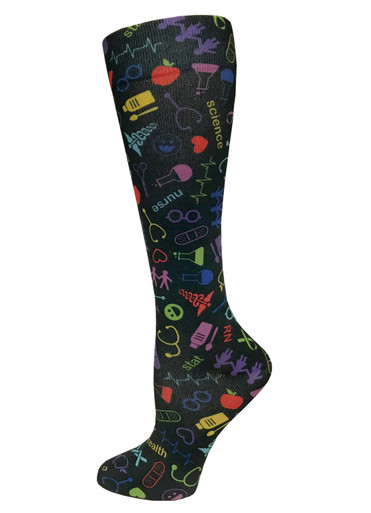 Medical Symbols 12" Comfort Compression Socks Prestige Medical