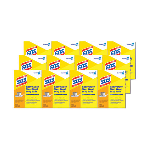 Sos steel wool soap pads extra thick heavy