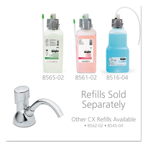 Gojo goj850001 1500ml foaming counter handsoap dispenser