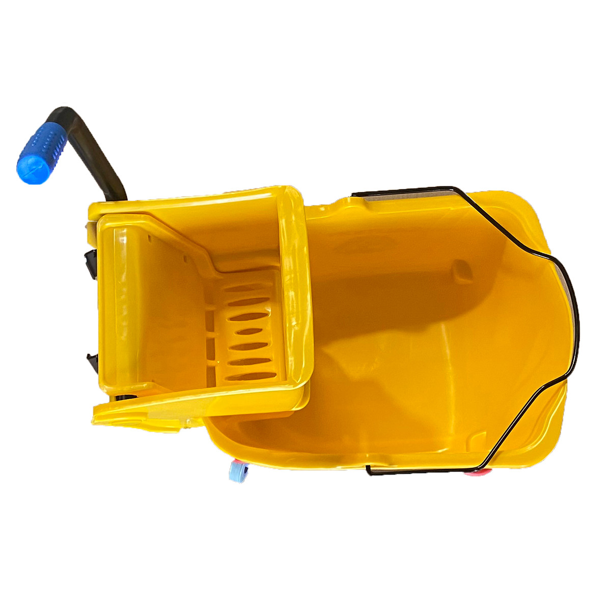 Mop Bucket with Side Press Wringer Combo Yellow 35 Quart by Cleaning ...