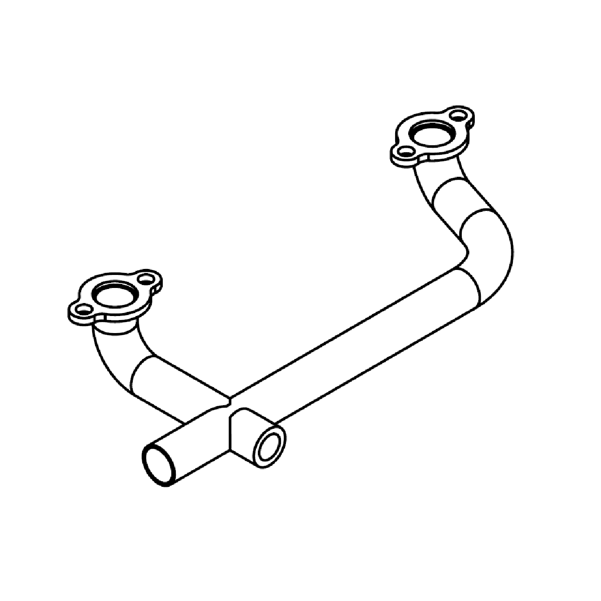 Eagle 300153 Kawasaki FH-451 Vertical Exhaust Manifold