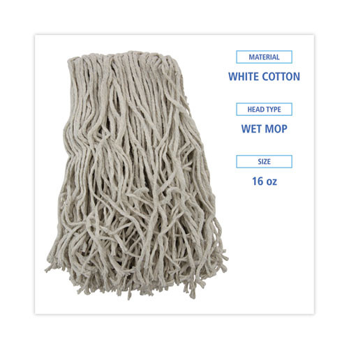 BWKCM20016 Boardwalk Banded Mop Head Cotton