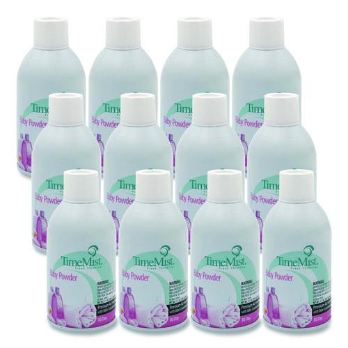 Timemist air freshener refills baby powder 6.6oz case
