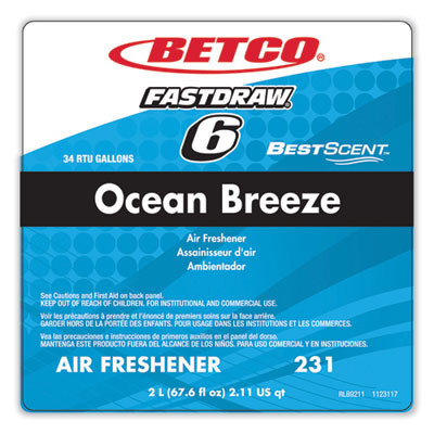 BET2314700 Betco BestScent Ocean Breeze Deodorizer Ocean