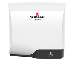 World Dryer Slimdri L974 hand dryer high speed touch free