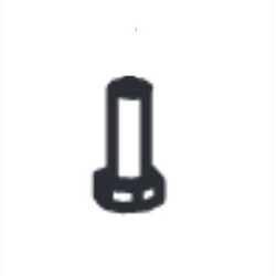 Nilfisk NFVA14584 screw pb3.0x8 for Clarke Viper and