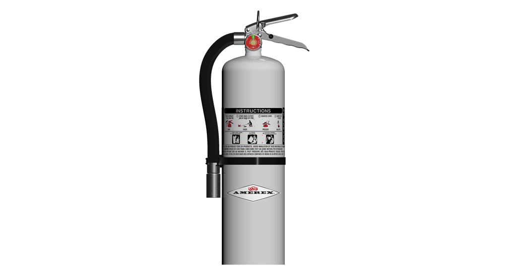 Amerex B500 5 lb. ABC Dry Chemical Fire Extinguisher with Wall Bracket ...