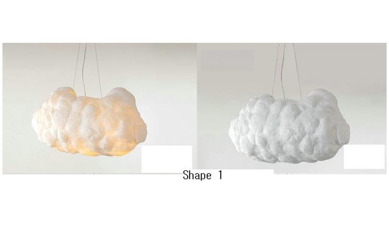 Lilli White Fluffy Cloud Pendant Light - Lighting For Nursery ...