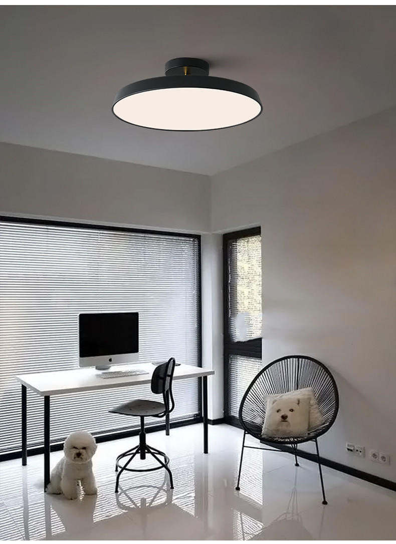 Sven Disc Ceiling Light LED Black White Grey Gold - Adjustable Ceiling ...