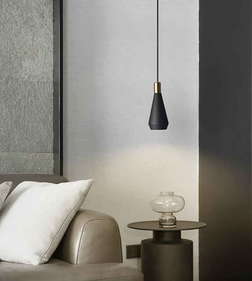 Nino: Sleek Black Small Pendant Light - Luxury Island Lighting for ...