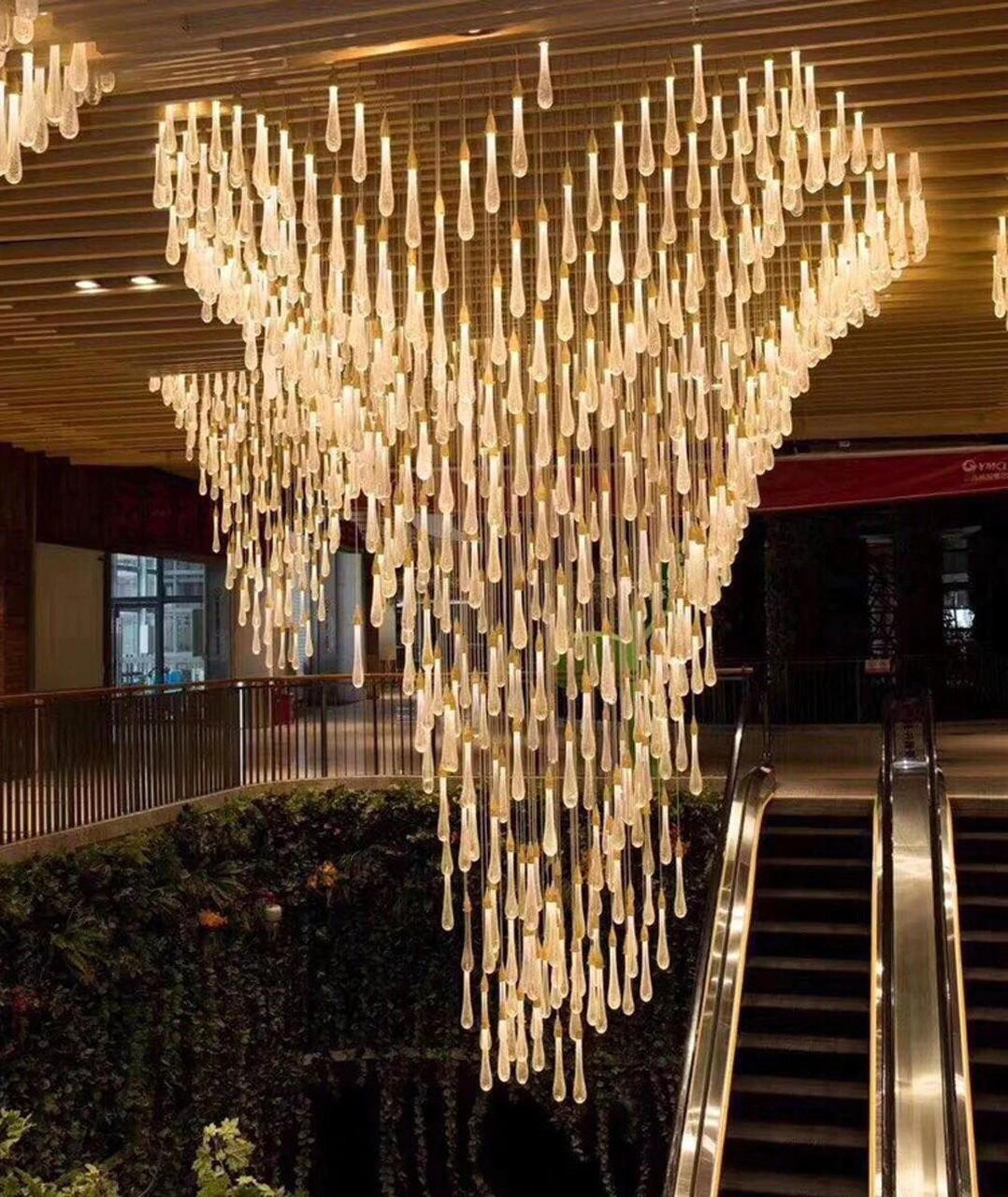 Buy This Stunning Glass Droplet Chandelier Today - A Crystal Raindrop ...