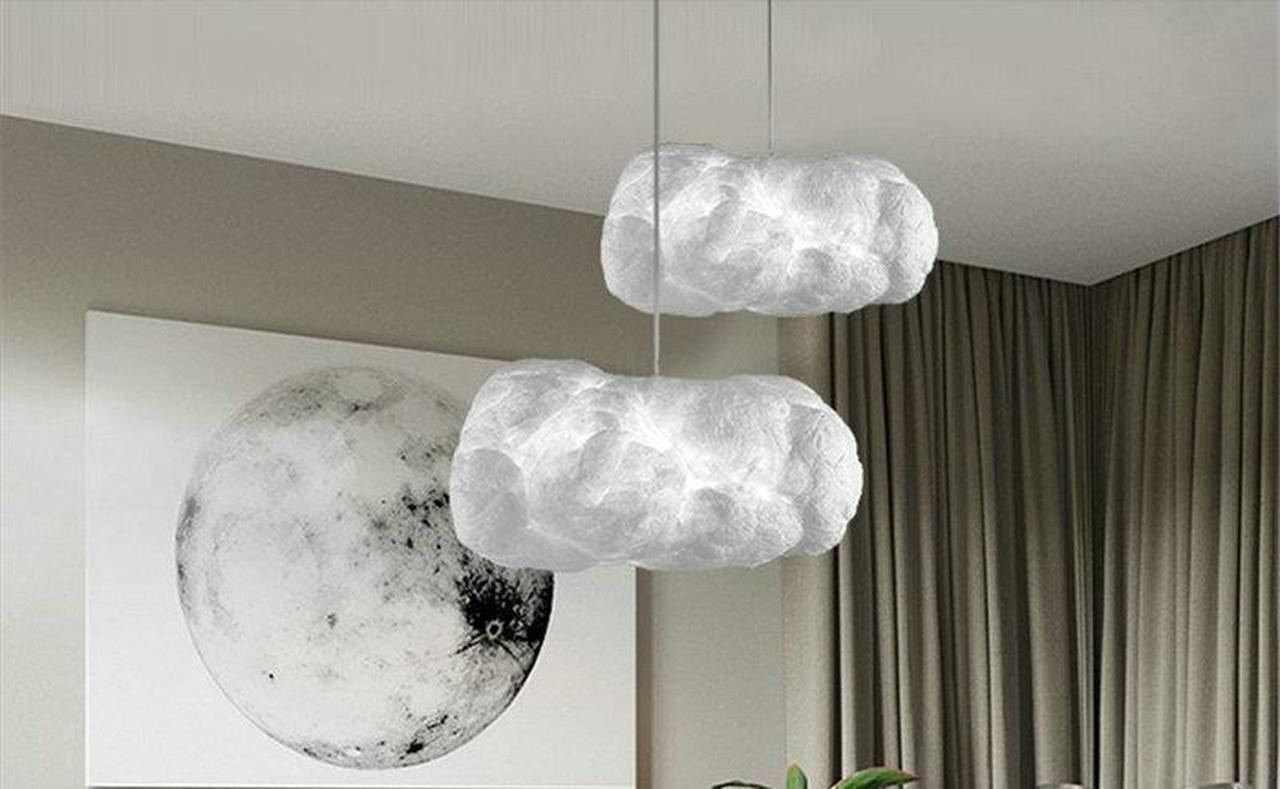 Lilli White Fluffy Cloud Pendant Light - Lighting For Nursery ...