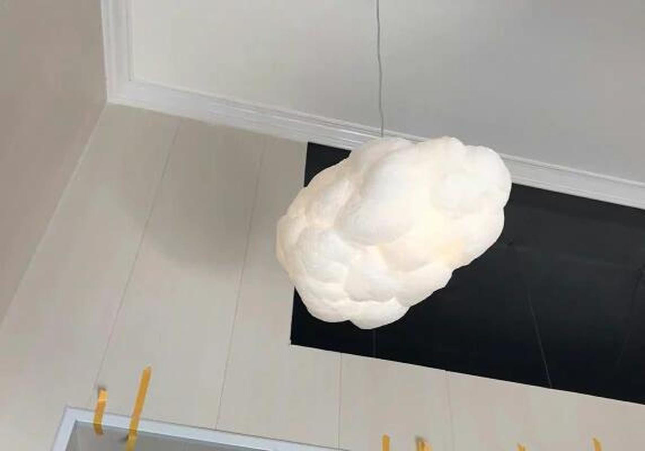 Lilli White Fluffy Cloud Pendant Light - Lighting For Nursery ...