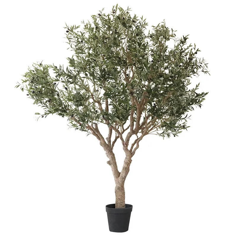 Orla: Extra Large Faux Olive Tree - Artificial Mature Olive Tree ...