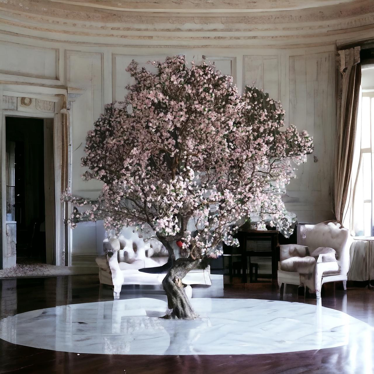Maribelle: Pink Cherry Blossom Faux Tree - Artificial Sakura Tree ...