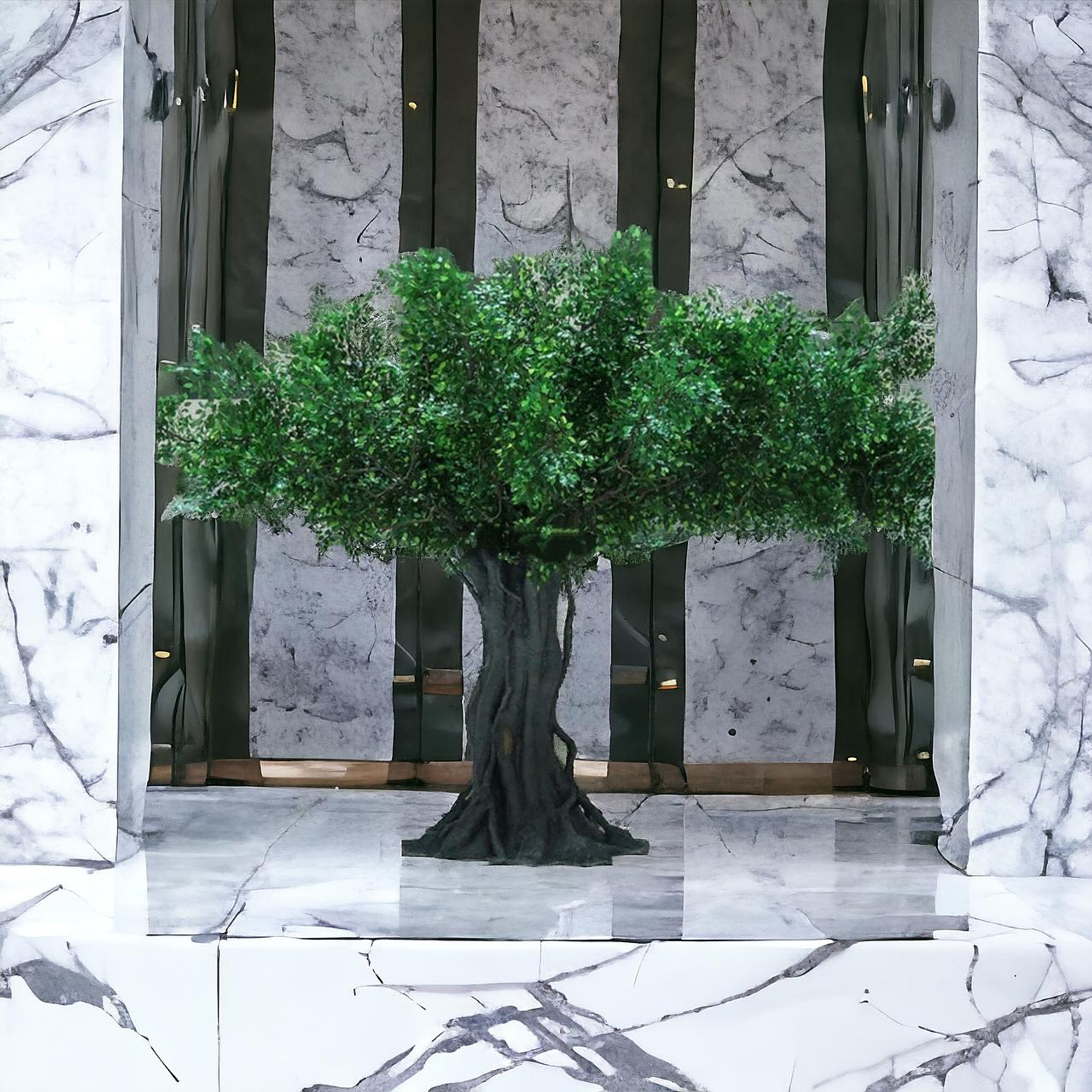 Indoor Oasis: Realistic Faux Olive Tree - Perfect for Restaurants ...
