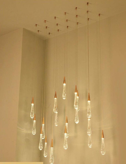 Buy This Stunning Glass Droplet Chandelier Today - A Crystal Raindrop ...