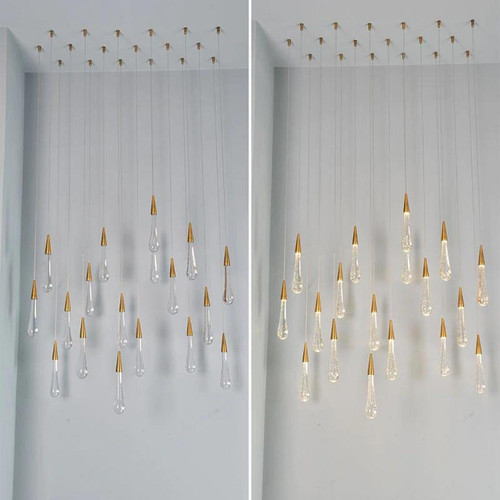 Buy This Stunning Glass Droplet Chandelier Today - A Crystal Raindrop ...